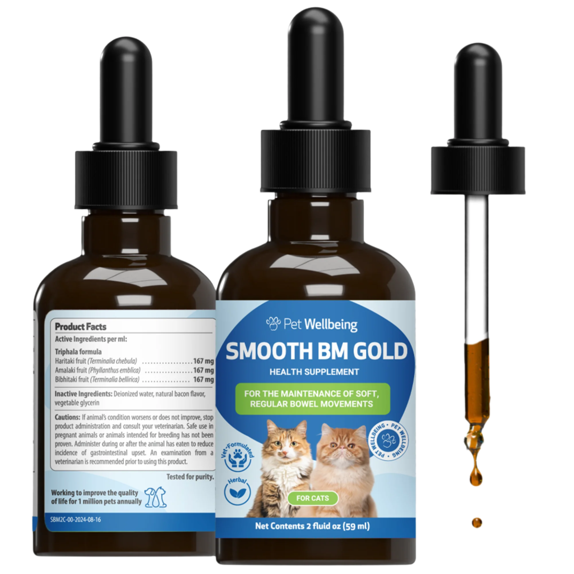 Smooth BM Gold - Supports Healthy Bowel Movements in Cats | Pet Wellbeing