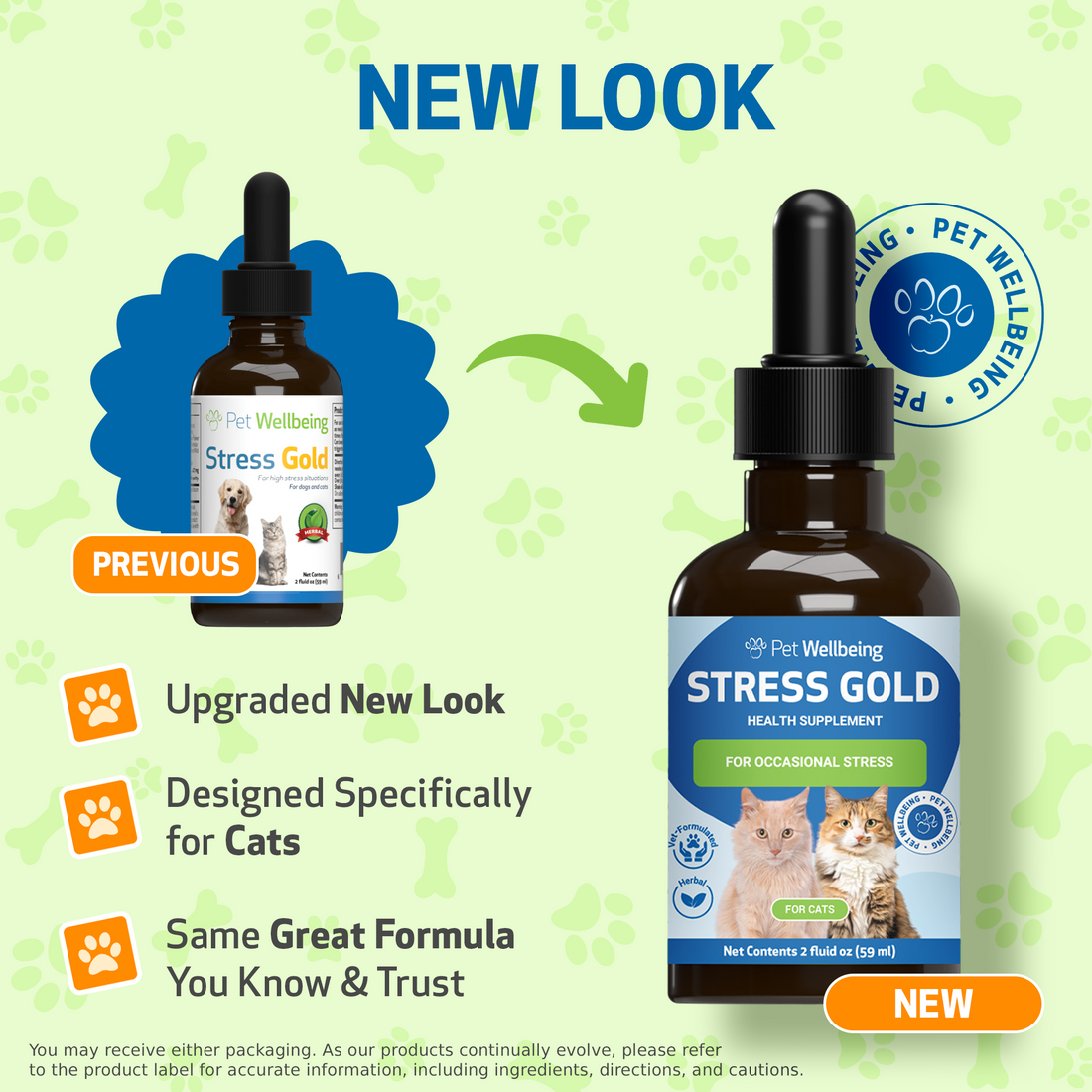 Stress Gold - for Occasional Moments of High Stress in Cats | Pet Wellbeing